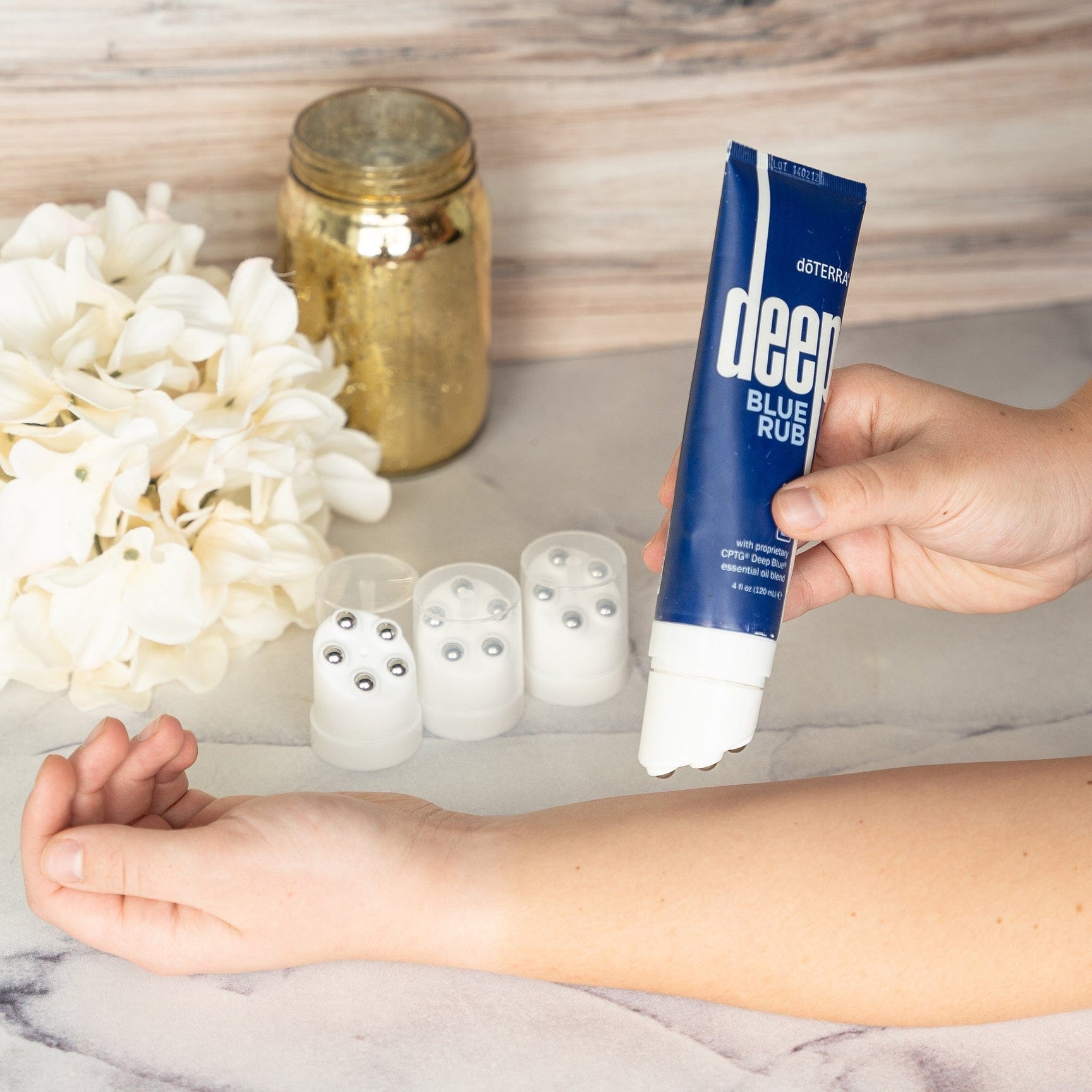 Deep Blue® Massage Roller Cap – Oil Life